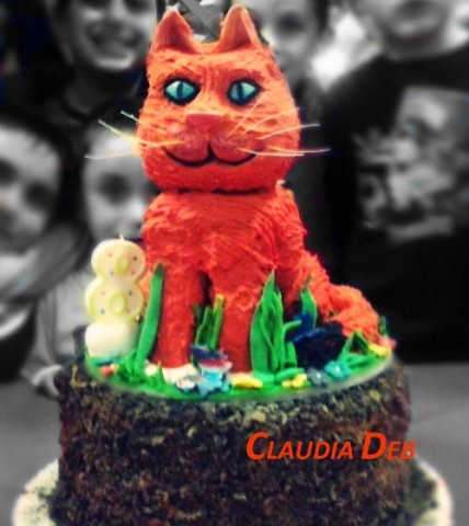 Il cake design di Claudia Deb. Cat cake tutorial - Luciano Pignataro ...