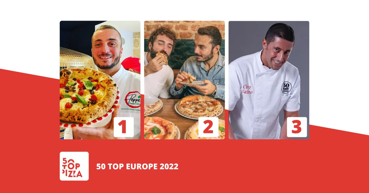 50 top Pizza Europa, vince Peppe Cutraro: la classifica