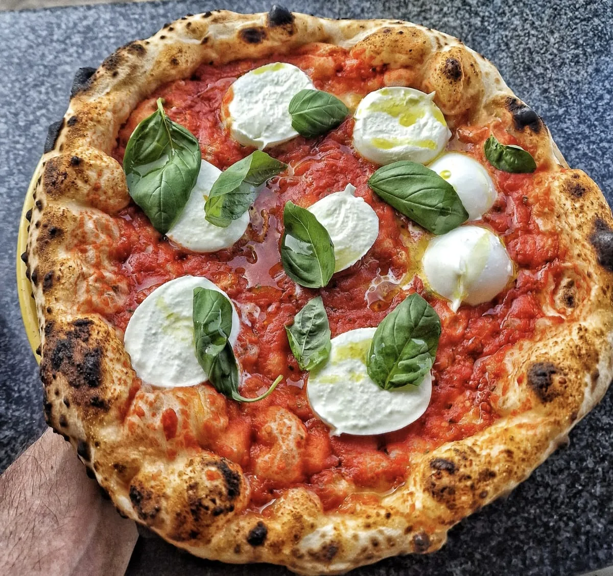 Pizza della settimana: La Margherita Doc di Valerio Autuori Pizzeria Qbar abbinata al Piedirosso ...
