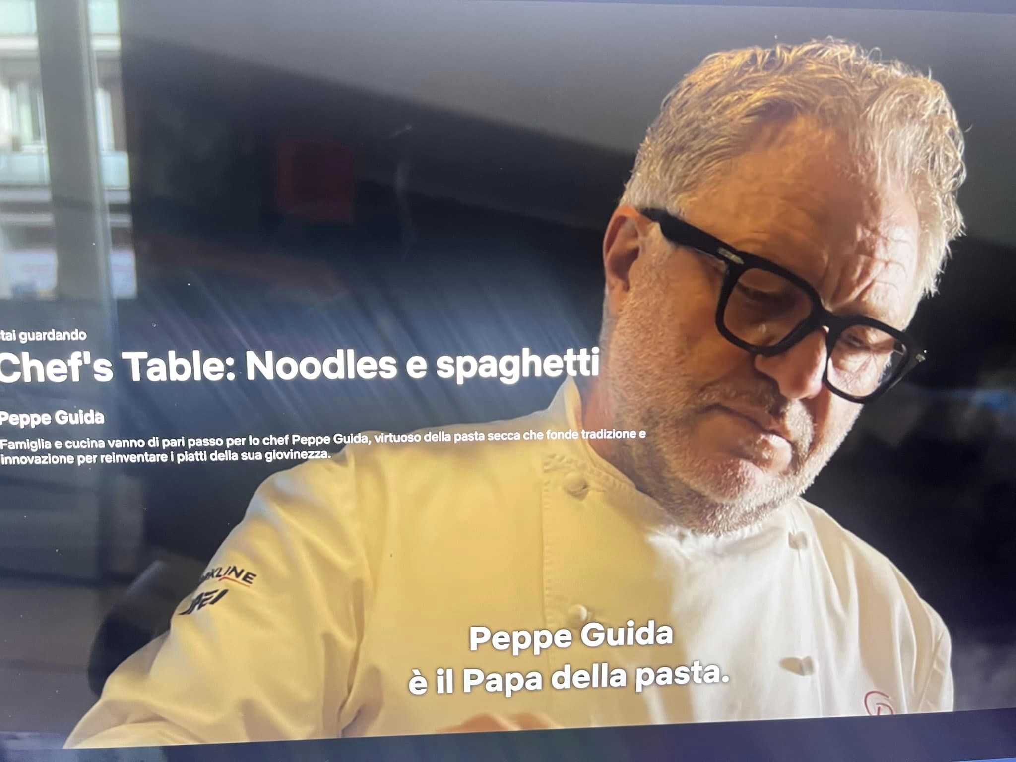 Noodles e Spaghetti: Peppe Guida su Netflix per Chef Table